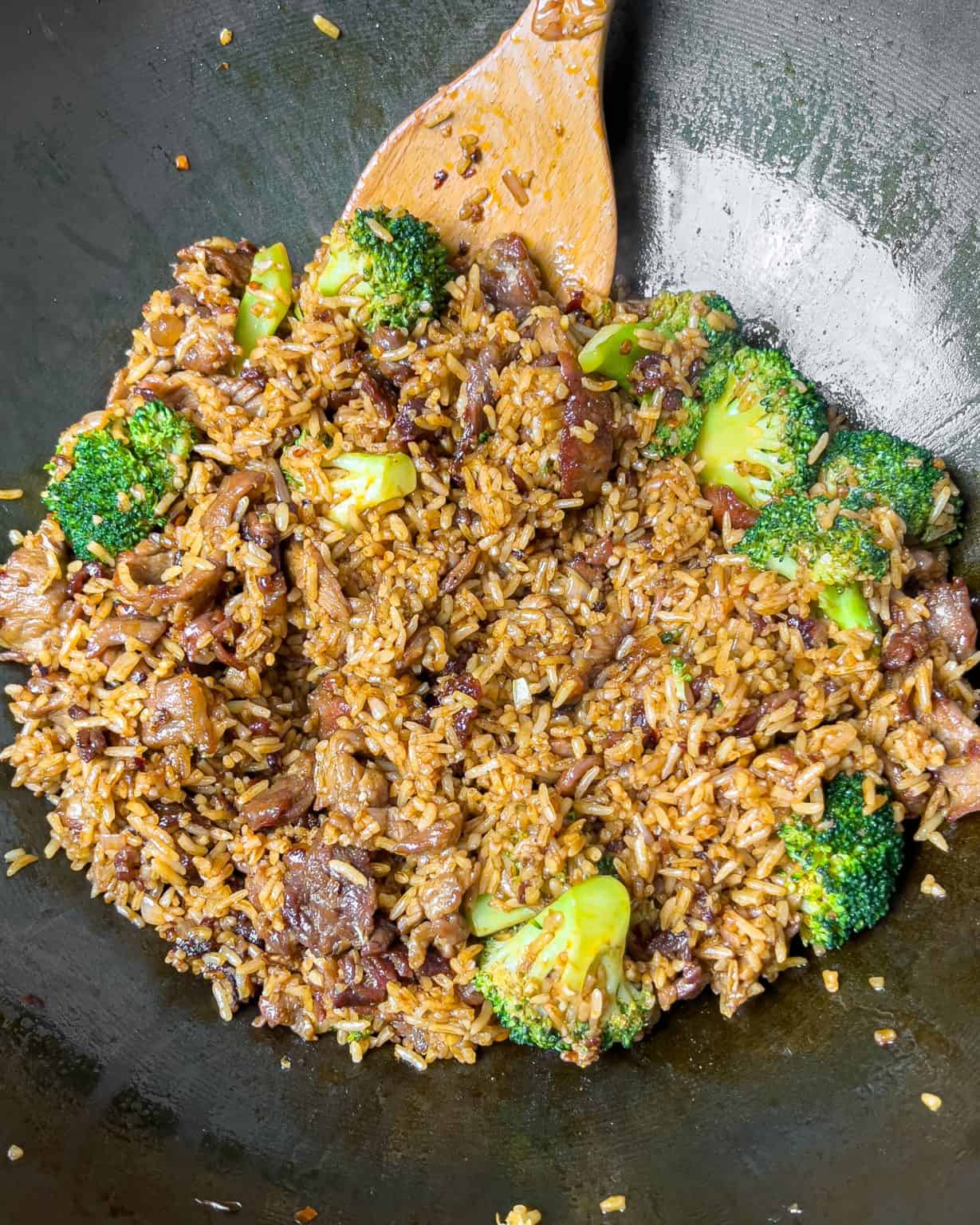 Beef and Broccoli Fried Rice Quick Homemade Recipe