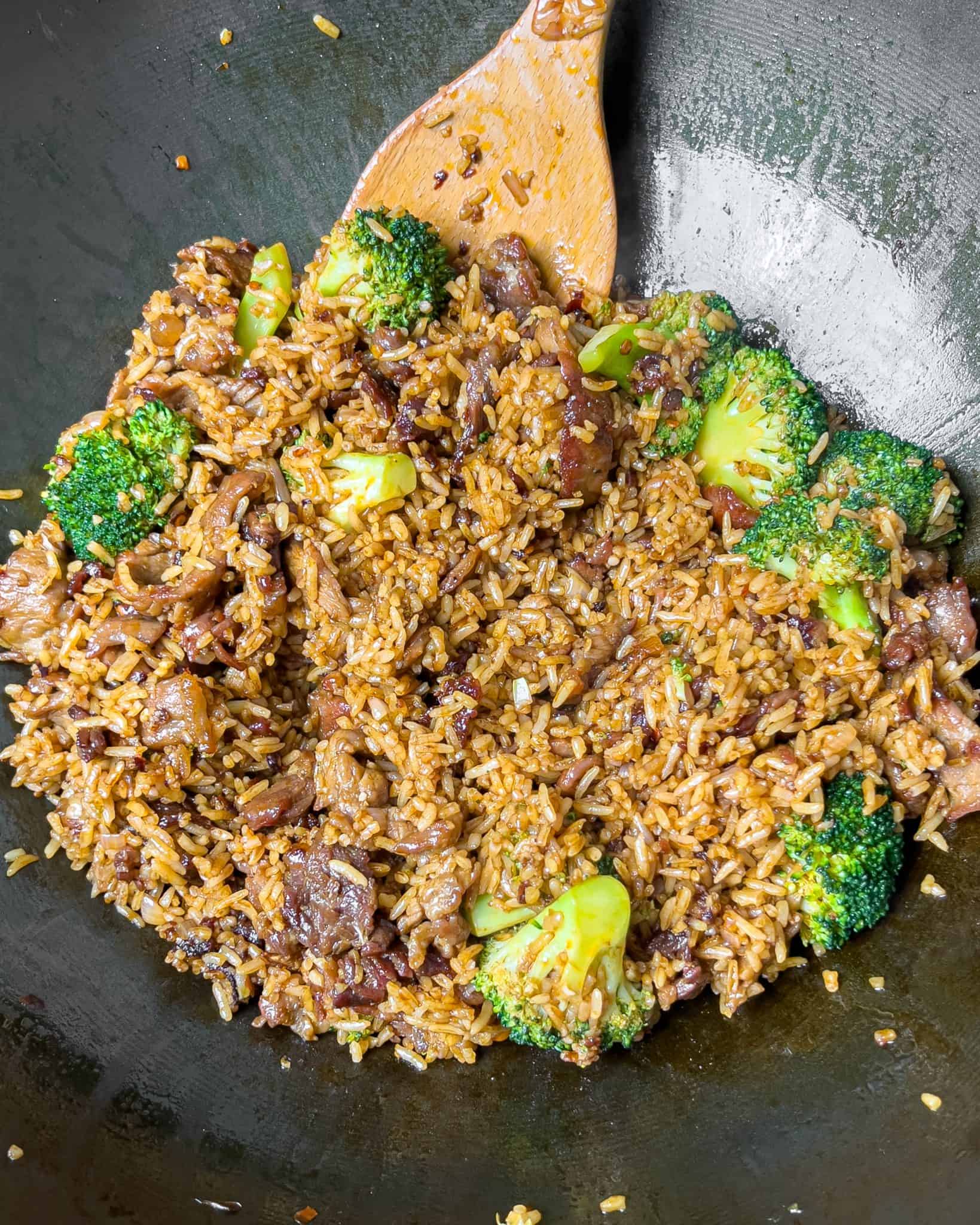 Beef and Broccoli Fried Rice Quick Homemade Recipe