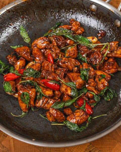 Three Cup Chicken (San Bei Ji) – Sweet, Savory & Glossy