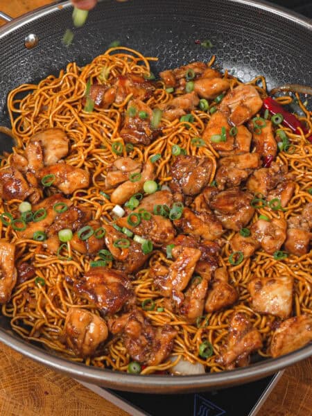 General Tso Chicken Chow Mein Recipe Easy - GENIUS EATS